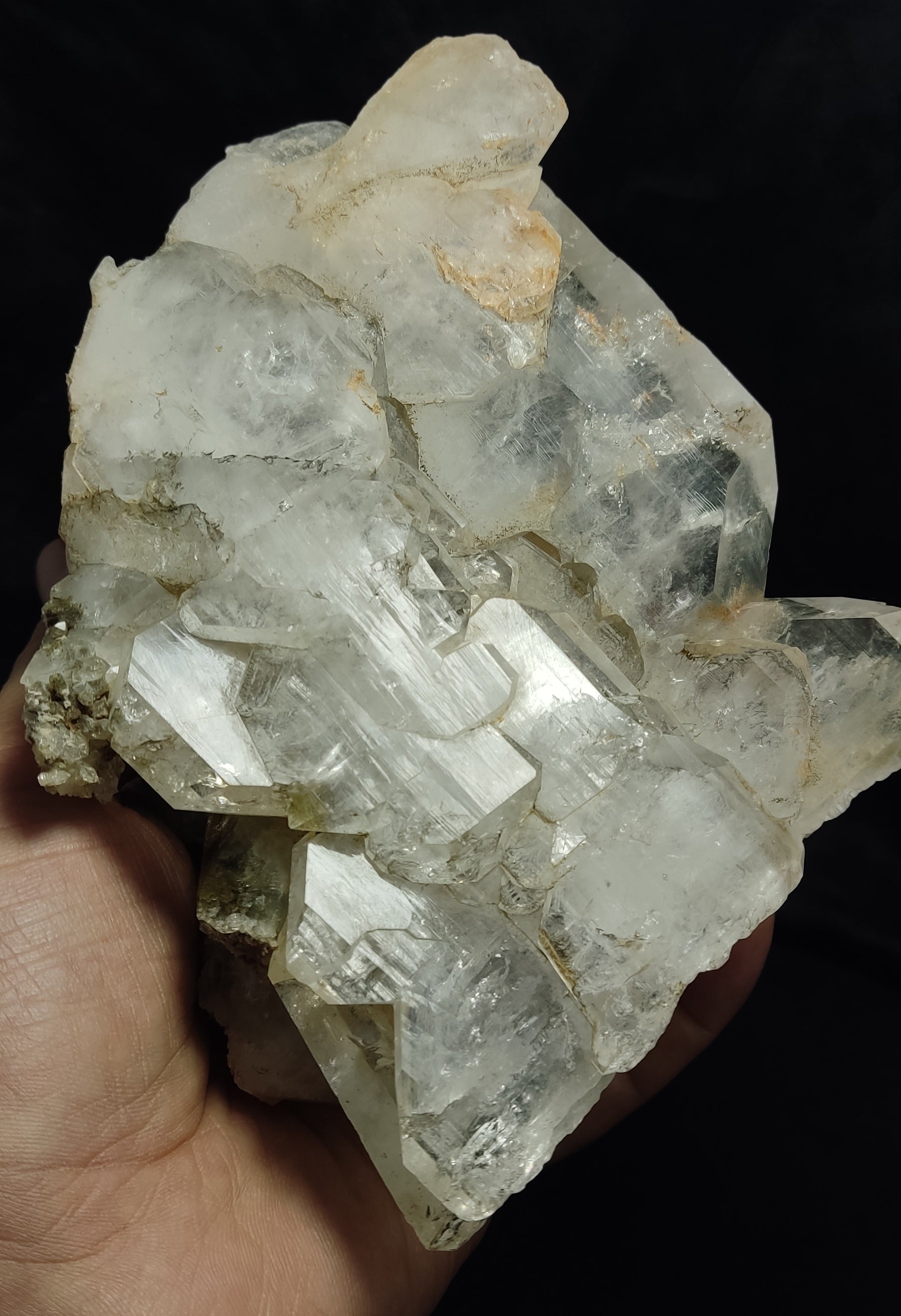 A Massive Specimen of Faden Quartz with Chlorite and Iron Inclusions 1 ...
