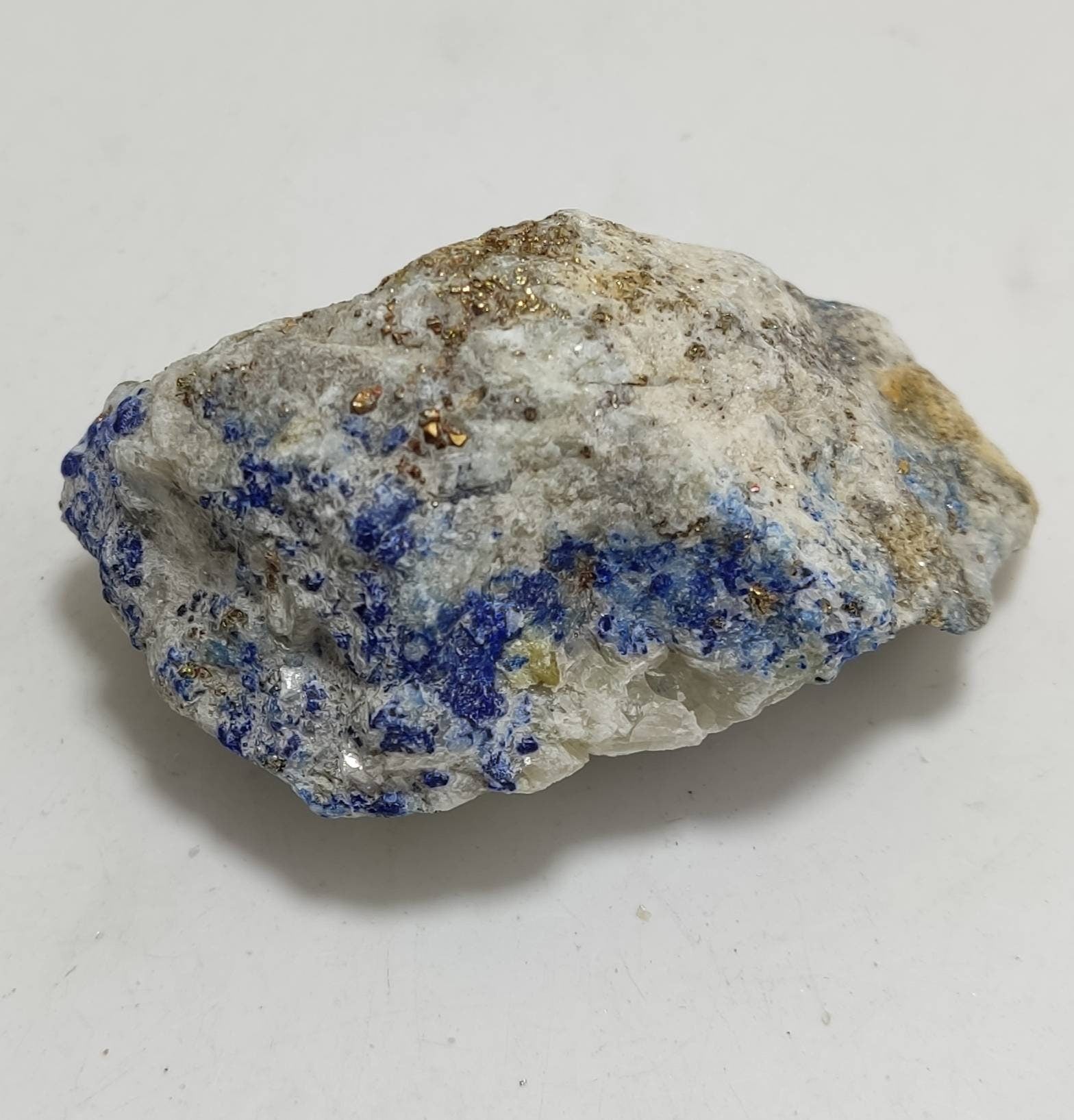 An Aesthetic specimen of Lazurite in matrix with pyrite 142 grams ...