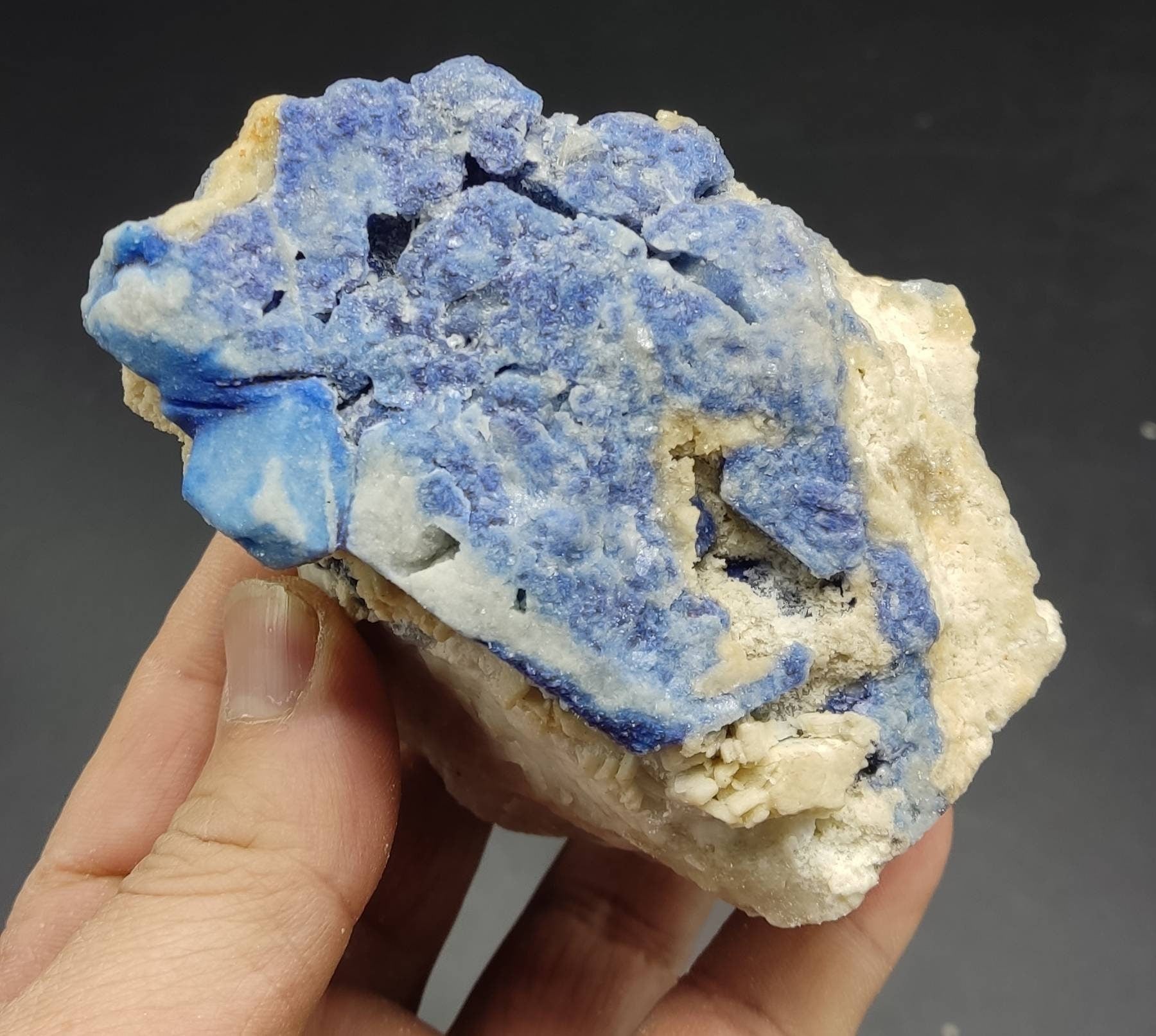 Amazing specimen of Lazurite on matrix 684 grams weight specimen ...